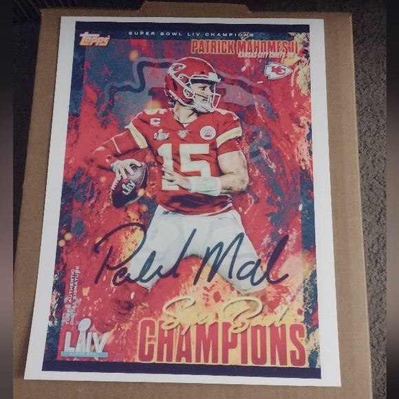 epson | Other | Kansas City Chiefs 85x1 Ultra Glossy Patrick Mahomes ...